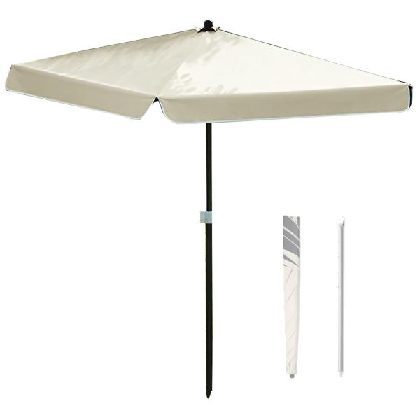 商品名:  UHRLGHS 170 x220 cm Square Outdoor Patio Umbrella Large Market Table Umbrella, Garden Parasol for Beach Pool Lawn ...
