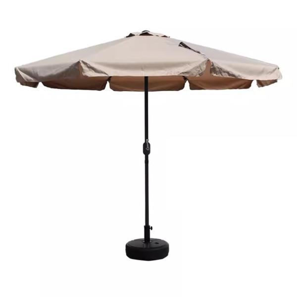 商品名:  UHRLGHS Garden Umbrella Parasol Outdoor Umbrella 8.8 Feet Scalloped Edge Patio Umbrella Outdoor Iron Patio Umbrell...