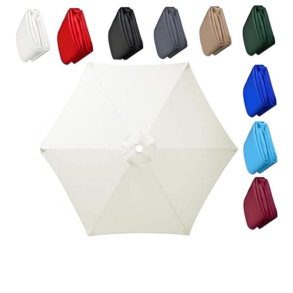 商品名:  Market Patio Umbrella Replacement Canopy - 6 Ribs - Thick 300D UV Protective and Water Resistant Fabric - Outdoor ...