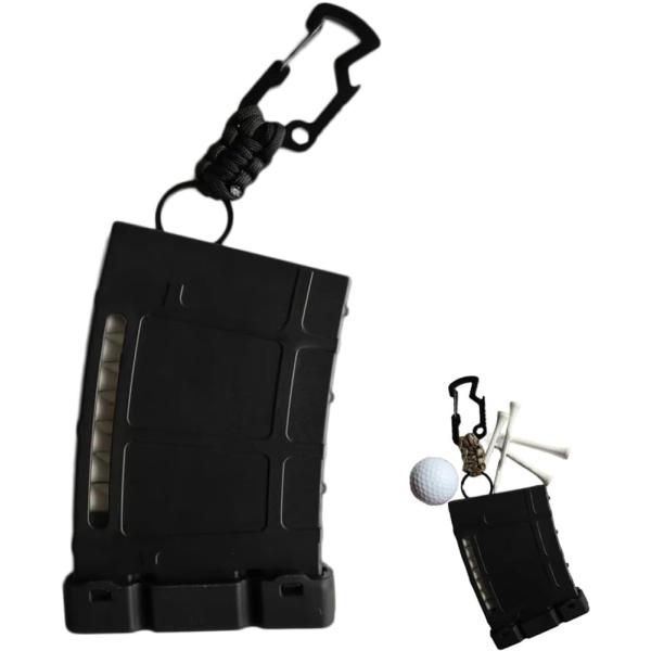 商品名:  Golf Tees Storage Cilp Barrel Bundle, Magazine Golf Tee Storage Box with Carabiner, Funny Portable Golf Tee Holder...