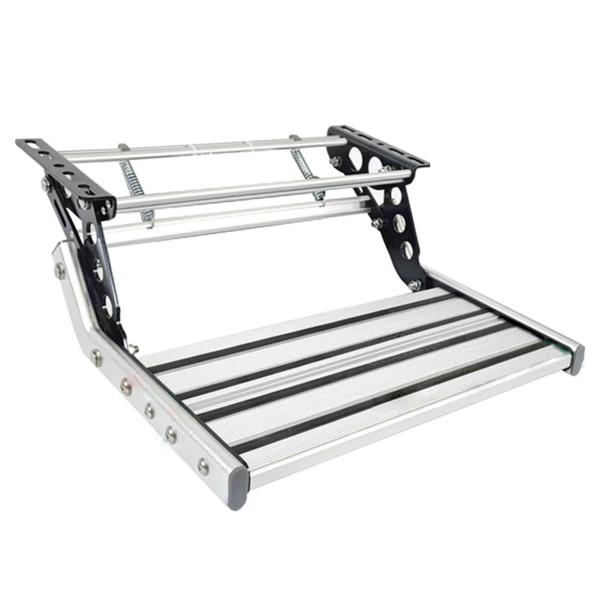 商品名:  Camper Steps, Manual Camper Steps Aluminum Alloy Ladder Rv Steps Foldable, for RV Camper Van Motorhome Travel Trai...
