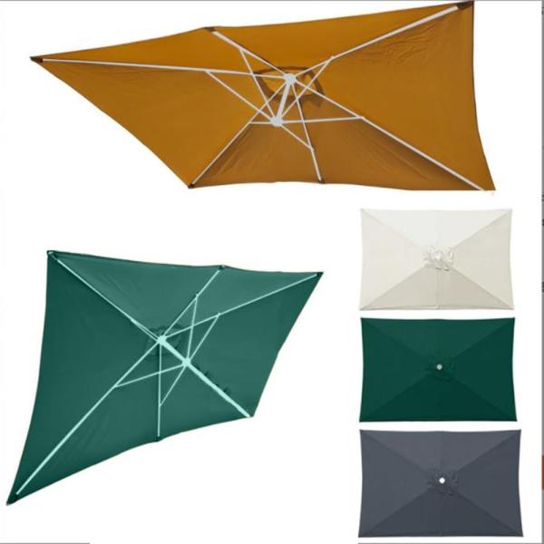 商品名:  TAJMDGW 10'x6.5' Rectangle Umbrella Canopy 6 Ribs Patio Umbrella Replacement Cloth Anti-UV Parasol Top Replacement...