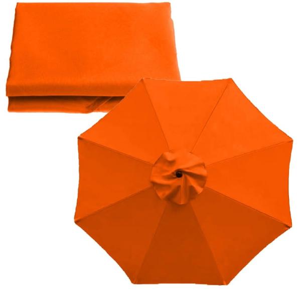 商品名:  TAJMDGW 8' 9' Market Table Umbrella Canopy 8Ribs Outdoor Patio Umbrella Replacement Cloth, Anti-UV Yard Parasol To...