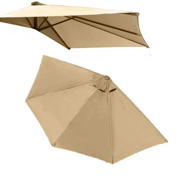 商品名:  TAJMDGW Half Umbrella Replacement Canopy 9' 10' Wall Umbrella Top Replacement Cover 5 Ribs Patio Half Round Paraso...