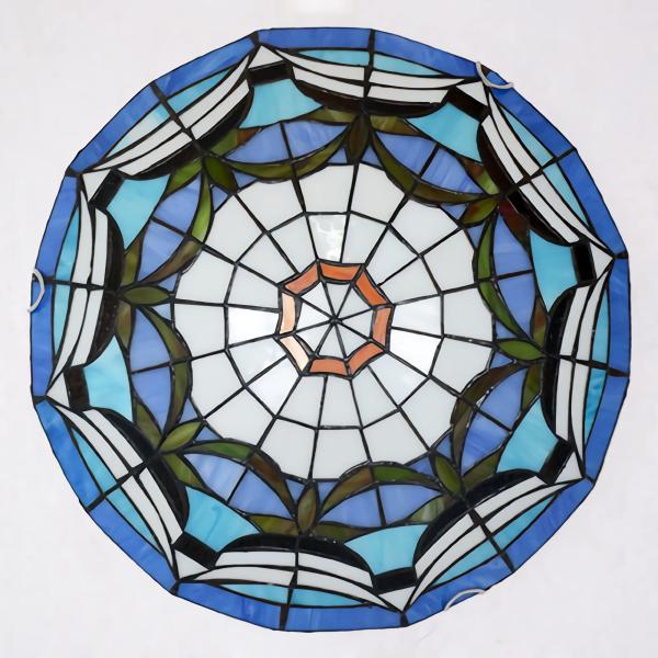 商品名:  ZHOUYANB Ceiling Light Fixture Flush Mount, 12/16/20 Inch, Vintage Handmade Stained Glass Ceiling Lamps Chandelier...