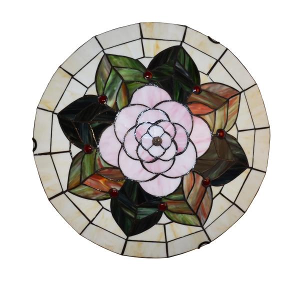 商品名:  ZHOUYANB Ceiling Light Fixture Flush Mount, 12/16/20 Inch, Vintage Handmade Stained Glass Ceiling Lamps Chandelier...