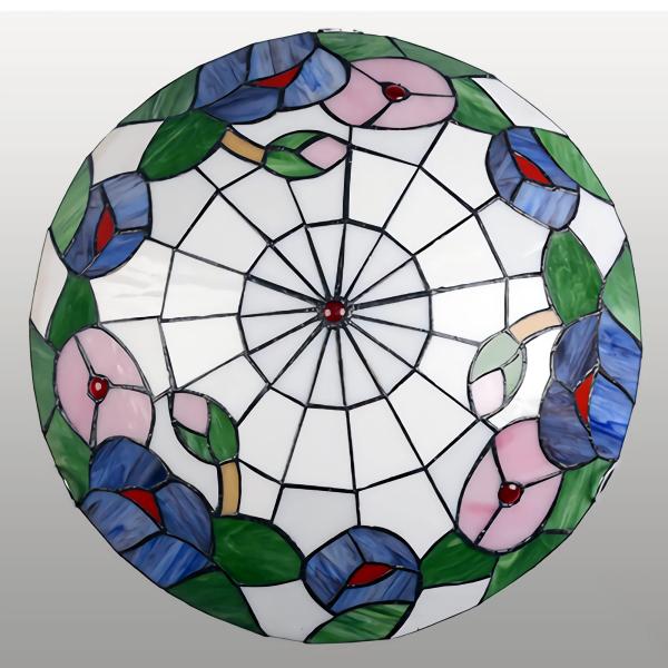 商品名:  ZHOUYANB Ceiling Light Fixture Flush Mount, 12/16/20 Inch, Vintage Handmade Stained Glass Ceiling Lamps Chandelier...