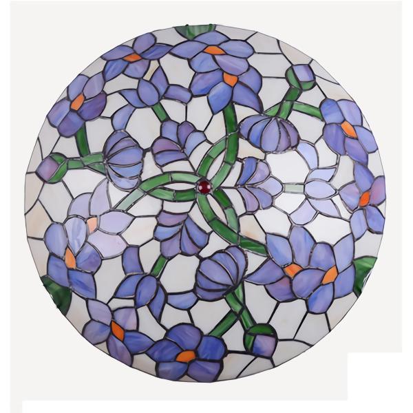 商品名:  ZHOUYANB Ceiling Light Fixture Flush Mount, 12/16/20 Inch, Vintage Handmade Stained Glass Ceiling Lamps Chandelier...