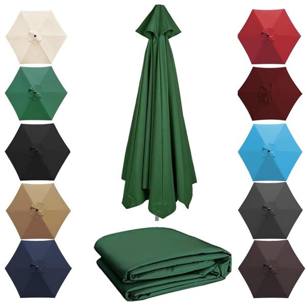 商品名:  Sun Umbrella Replacement Cloth 200/270/300/350 CM Outdoor Patio Umbrella Replacement Canopy For 6 Ribs/8 Ribs, Umb...