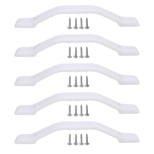 商品名:  5PCS RV Grab Handles ABS Plastic Support Handrail Entry Door Assist Bar for Home Truck Trailer Step Boat 200KG Loa...