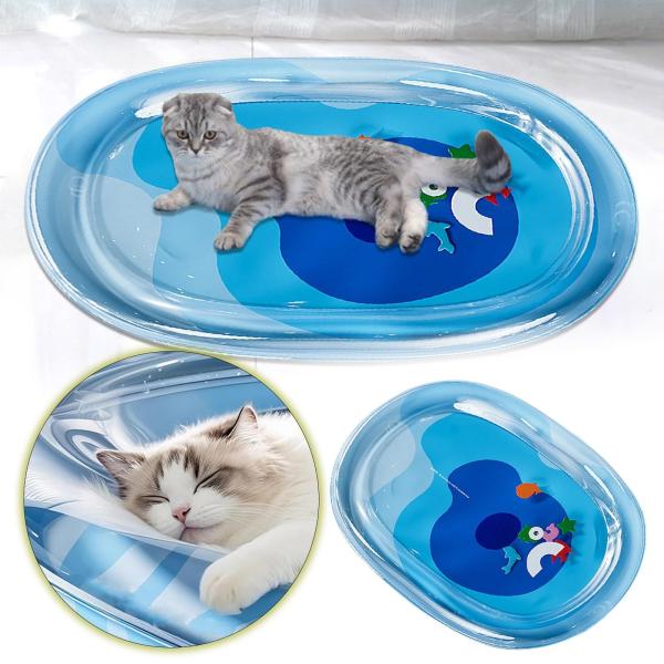 商品名:  Pet Cooling Water Mattress, Sensory Game Mat, Portable Water-Filled for Dogs and Cats, Easy to Clean, Suitable for...