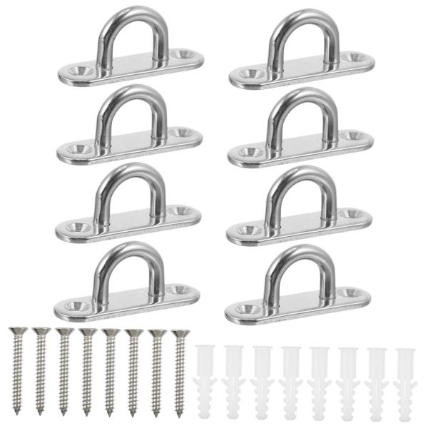 商品名:  GLEAVI 8Pcs Stainless Steel Creative Ceiling Hooks for Hammocks Easy to Install Staple Hooks for Home and Outdoor ...
