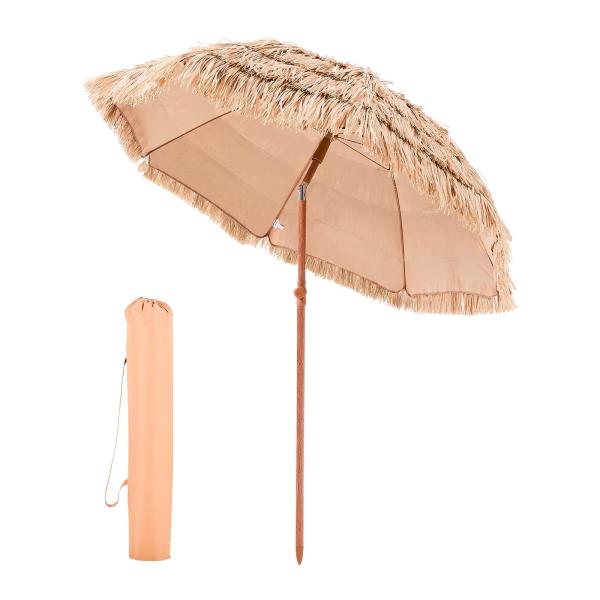 商品名:  VEVOR Tiki Umbrella, 6 ft Thatched Patio Umbrella with Tilt, Hawaiian Style Beach Parasol with Durable PP Thatch a...