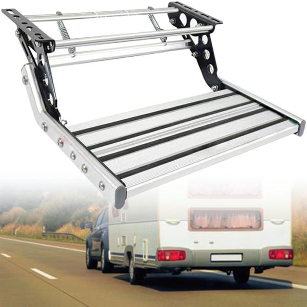商品名:  LYDZUSDP RV Steps,Manual Retractable RV Stairs,Foldable,Aluminum Alloy Steps,Thickened Steel Plate,Non-Slip Steps ...