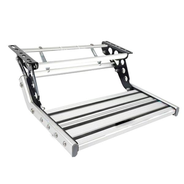 商品名:  LYDZUSDP Truck Camper Steps Manual RV Steps,Camper Steps,Anti-Slip RV Stairs 150kg/330 Lbs Capacity,Foldable Step ...