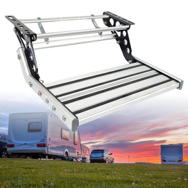 商品名:  LYDZUSDP RV Camper Steps Single Drop Down Steps One-Hand Expand or Collapse Manual RV Stairs Folding Stable Ladder...