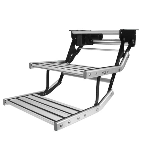 商品名:  LYDZUSDP Truck Camper Steps Manual RV Steps,Camper Steps,Anti-Slip RV Stairs,Foldable Step for Travel Trailers,Ele...