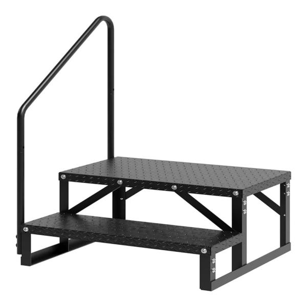 商品名:  Step RV Stairs, RV Steps with Handrail Panel - 660lb Capacity Portable Alloy Steel Ladder for Easy Access to RVs, ...