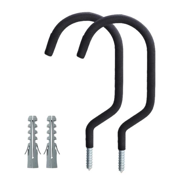 商品名:  NUOBESTY 2Sets Heavy Duty Bike Storage Hooks Wall Mount Bike Hanger for Garage Bicycle Holder with Easy Installati...