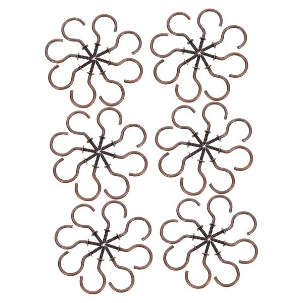 商品名:  Cabilock 50pcs 1-1/4 Copper-Plated Screw Hooks for Metal Ceiling Heavy Duty Self-Tapping Hooks for Indoor/Outdoor ...