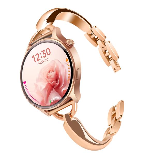 商品名:  LYSANDRA Compatible for Fitpolo AR-01 Bands, stainless steel Shiny Fancy Wristband, Stylish Replacement Slim Strap...