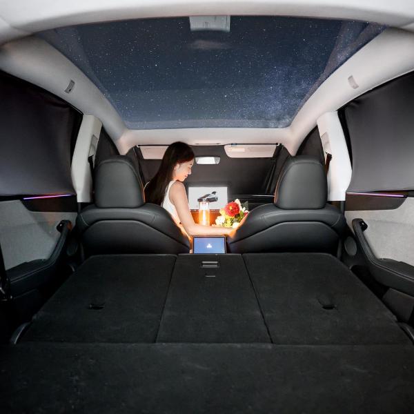 商品名: Havnby (ハブンビー) 2025 Tesla モデル Y ジュニパー キャンプ プライバシー カーテン 8枚 フルウィンドウサンシェード 睡眠、車での旅行、アウトドア旅行用 Havnby 2025 Tesla Model Y...