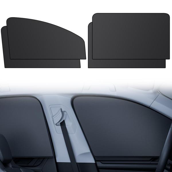 商品名: Wesoke 車用フロントウィンドウサンシェード、通気性のあるメッシュカーウィンドウスクリーン。 Wesoke Car Window Shades 4 Pcs Auto Privacy Curtains, Magnetic Car...