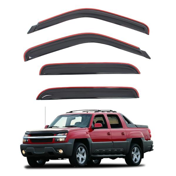 商品名:  MODILOVER in Channel Window Visor Deflectors, Compatible with 2001-2006 Chevy Silverado &amp; GMC Sierra Yukon XL ...
