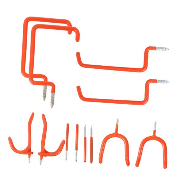 商品名:  Angoily 12Pcs Heavy Duty Garage Hooks Durable Tool Holders for Wall Ceiling Storage Easy Installation and Space Sa...