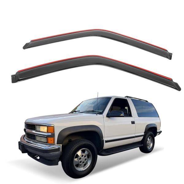 商品名:  MODILOVER in Channel Window Visor Deflectors, Compatible with 1988-1998 Chevy GMC C/K 1995-1999 Tahoe 2Dr 1992-199...