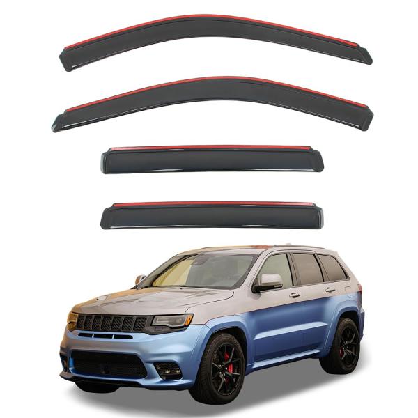 商品名:  MODILOVER in Channel Window Visor Deflectors, Compatible with 2011-2021 Jeep Grand Cherokee &amp; 2022 Grand Chero...