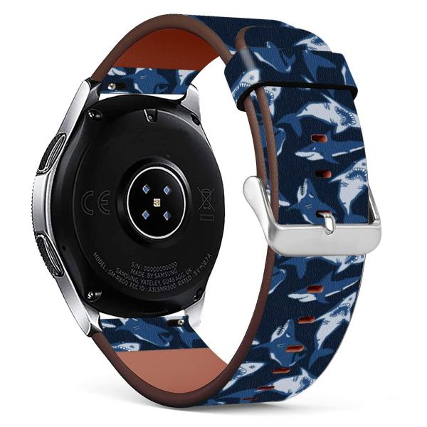 商品名:  Mingdao Compatible with Galaxy Watch 3 (45mm) / Galaxy Watch (46mm) Stylish PU Leather Band Replacement Strap, Sha...