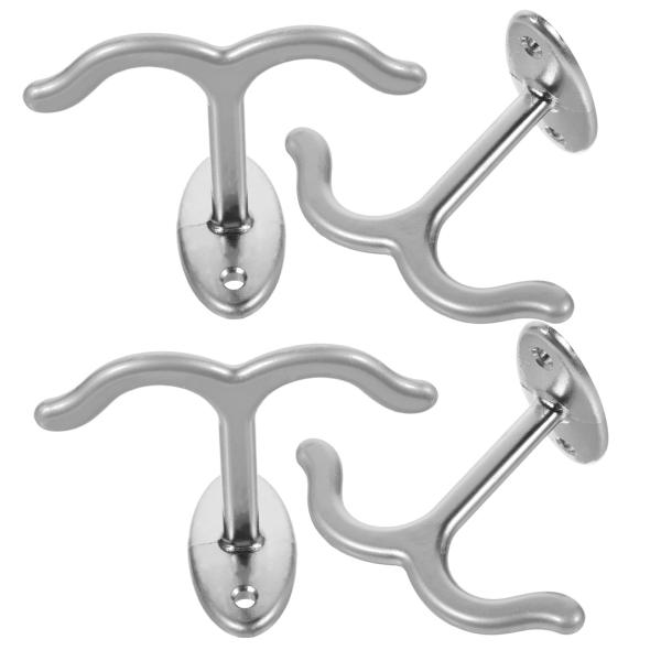 商品名:  Garneck 4 Pcs Zinc Alloy Ceiling Mount Double Prong Hooks for Coats Hats Keys Sturdy Resistant Closet Hanging Hook...