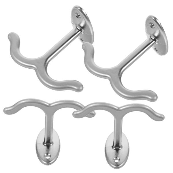 商品名:  UKCOCO 4 Pcs Zinc Alloy Double Ceiling Hooks Multi Functional Hanging Hooks for Hats Coats Towels Vintage Wardrobe...