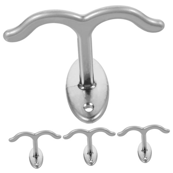 商品名:  PRETYZOOM 4 Pcs Zinc Alloy Two Prong Clothes Hooks Strong Coat and Hat Hanging Hooks for Ceiling Kitchen Bathroom ...