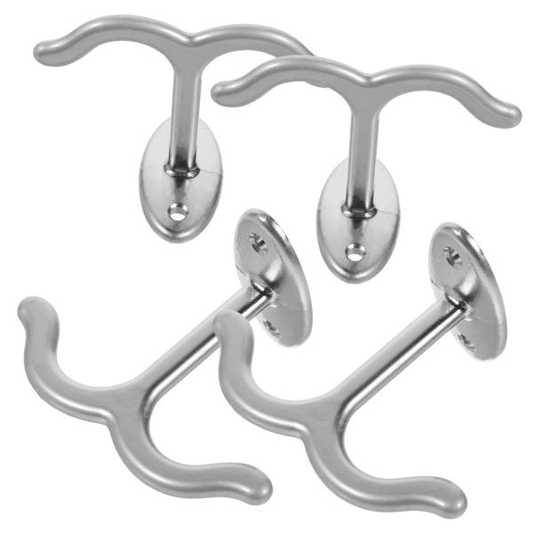 商品名:  IMIKEYA 4 Pcs Zinc Alloy Double Prong Clothes Hooks Strong Bearing Ceiling Mount Hangers for Coats Hats Keys Towel...