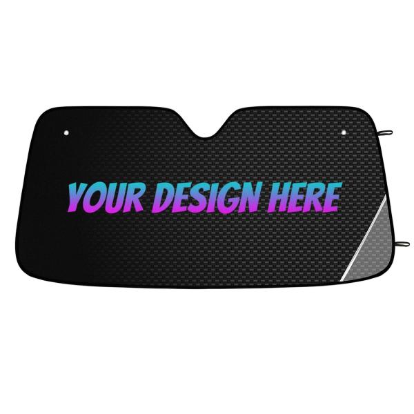 商品名:  lenanasu Custom Car Windshield Sunshade with Photo &amp; Text, Personalized Foldable Sun Shield Keep Your Vehicle ...