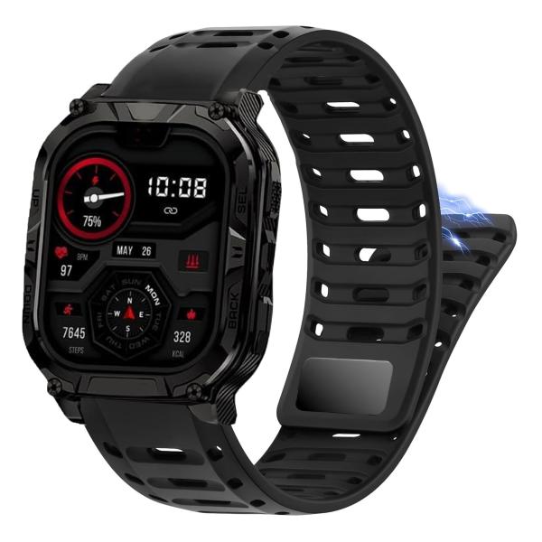 商品名: Lamshaw CARBINOX Blazeバンド 防汗 スポーツシリコン 通気性 ユニ ストラップ Carbinox Vortex BlazeRound Blaze S BlazeSquare、X-Ranger、Vestaスマー...