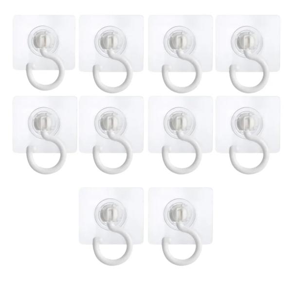 商品名:  Yingluno Adhesive Ceiling Hooks 40PCS 360° Rotating Waterproof Reusable Ceiling Wall Hooks for Window Kitchen Wall...