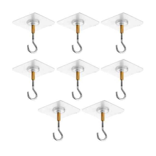 商品名:  Yingluno Adhesive Ceiling Hooks 50pcs No Drilling Required Storage Hook for Window Kitchen Wall Glassブランド: Yinglun...