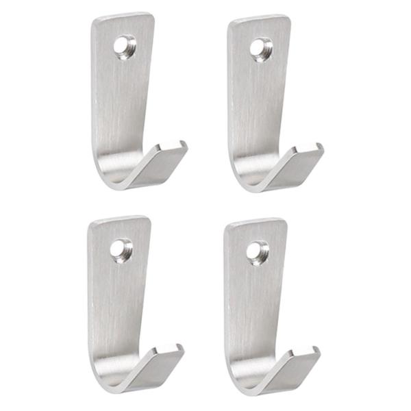 商品名:  Unomor 4 Pcs Stainless Steel Coat Hooks Rust Resistant Wall and Ceiling Mount Multi Purpose Kitchen Bathroom Hangi...