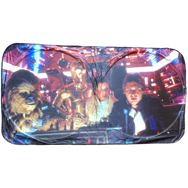 商品名:  BootUS Star Wars Millennium Falcon Crew Car Sunshade UV Protector Shield Auto Window Windshield Cooler (Medium)ブラン...