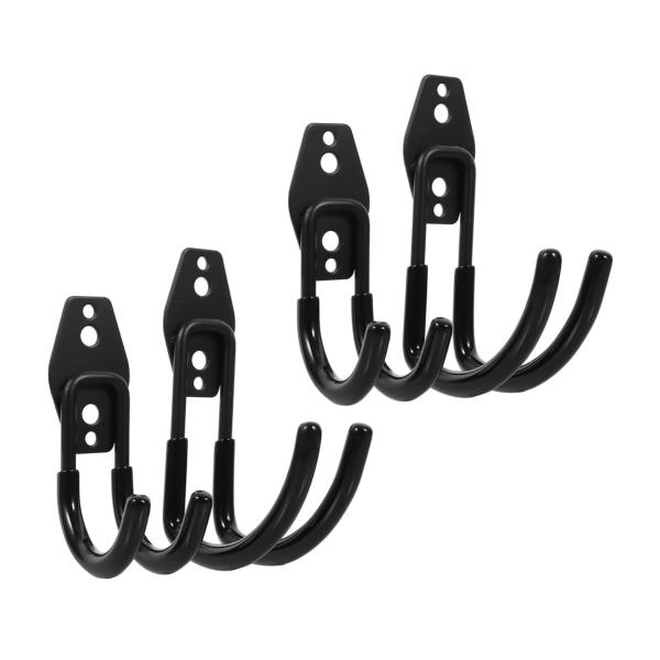 商品名:  UKCOCO 4pcs Heavy Duty Garage Hooks Wall Mounted Tool Organizers for Ladder Bike Garden Tools Storage Metal Hanger...
