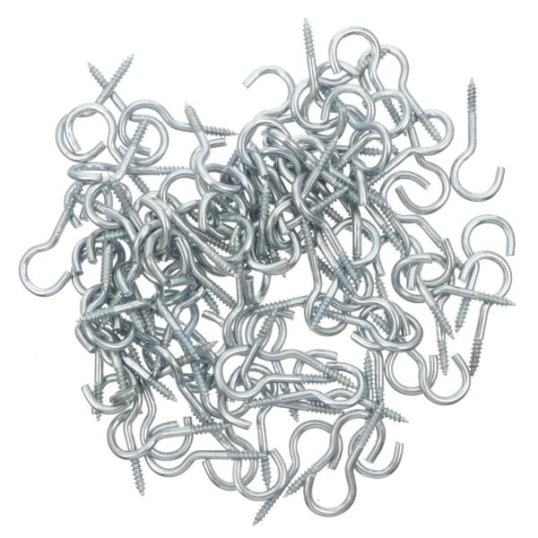 商品名:  Cabilock 100pcs Zinc Coated Self Tapping Screw Hooks Carbon Steel Ceiling Hangers Rust Resistant for Kitchen Cup M...