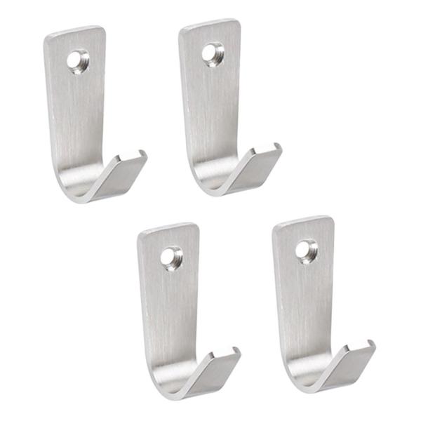商品名:  Luxshiny 4 Pcs Stainless Steel Multi Purpose Hooks Rust Wall and Ceiling Mount Kitchen Bathroom Coat Towel Hooks S...