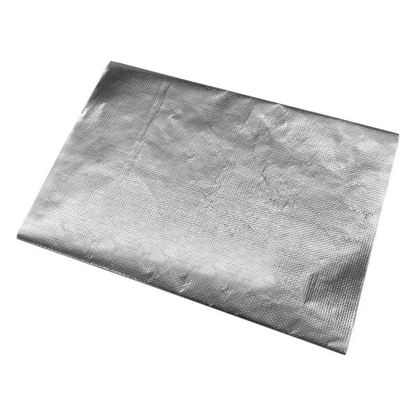 商品名:  12"x48" Aluminized Fiberglass Heat Shield Tape with Adhesive Backing ? Thermal Barrier Blanket, High Temp Heat Ref...