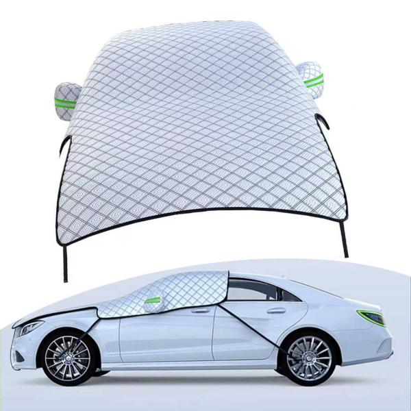 商品名:  Opuweiy Car Half Cover Sunshade, Foldable Snowproof Windshield Hood Cover, All Weather Automotive Body Protector, ...