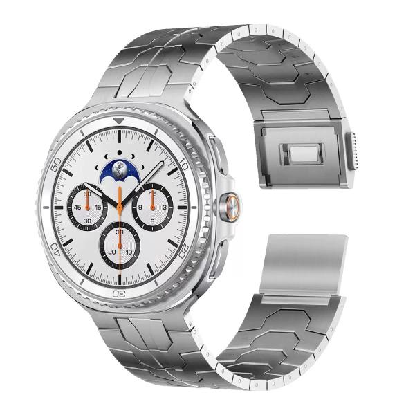 商品名: シンジング チタン磁気時計バンド Samsung Galaxy Watch 8 40mm/44mm/8 Classic 46mmに対応 隙間がない交換用ストラップ Galaxy Watch 8用 レディース 軽量 肌に優しい sy...