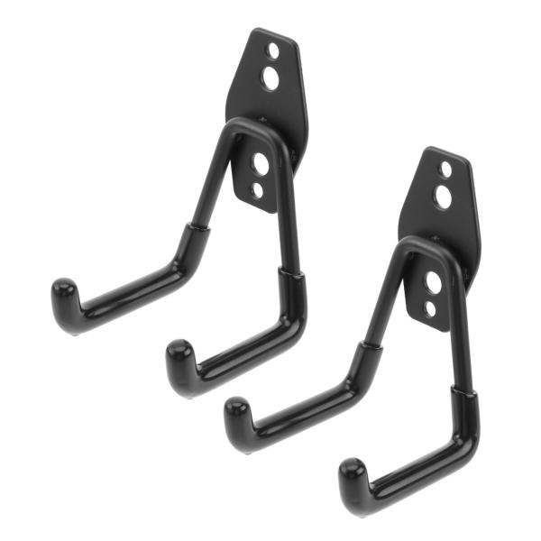 商品名:  WHAMVOX 2 Pcs Heavy Duty Black Metal Storage Utility Hooks Wall Mount U-Hooks for Garage Tool Organizer Iron Holde...