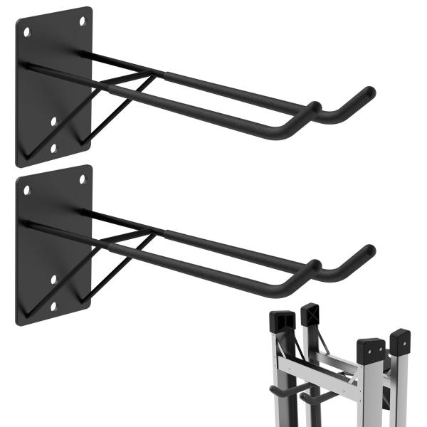商品名: Tanzfrosch ラダーフック(2、14インチ) Tanzfrosch 14'' Large Garage Hooks with 3 Support Rods, Heavy Duty Steel Garage Storage ...
